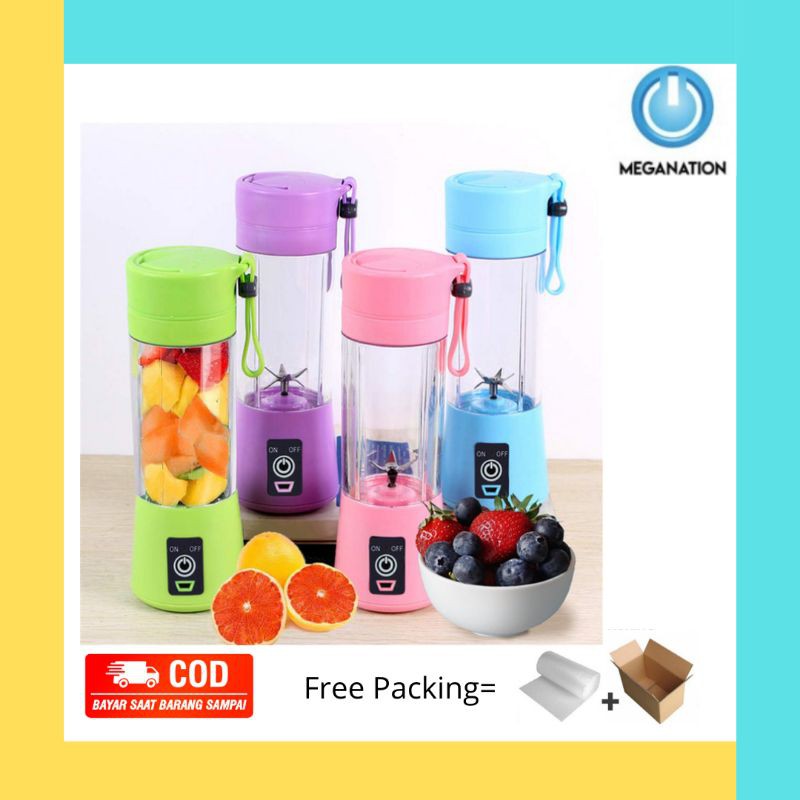 Mini PORTABLE BLENDER / USB JUICE BLENDER / USB BLENDER / MINI BLENDER ...