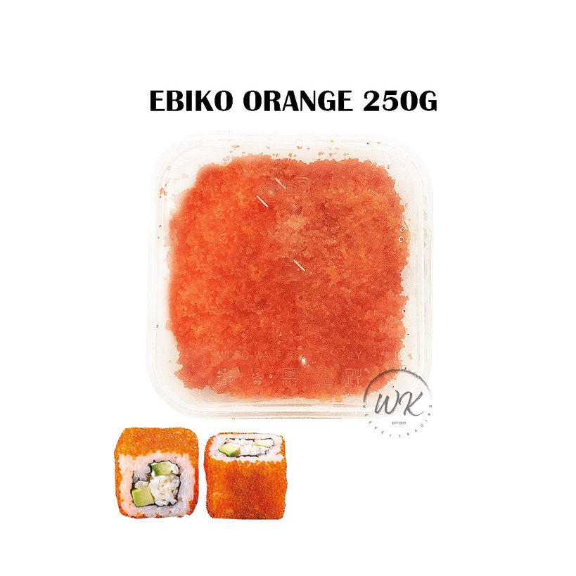 Frozen EBIKO Orange / Fish Roe Halal 250G 鱼籽 (ONLY JB AREA DELIVERY ...