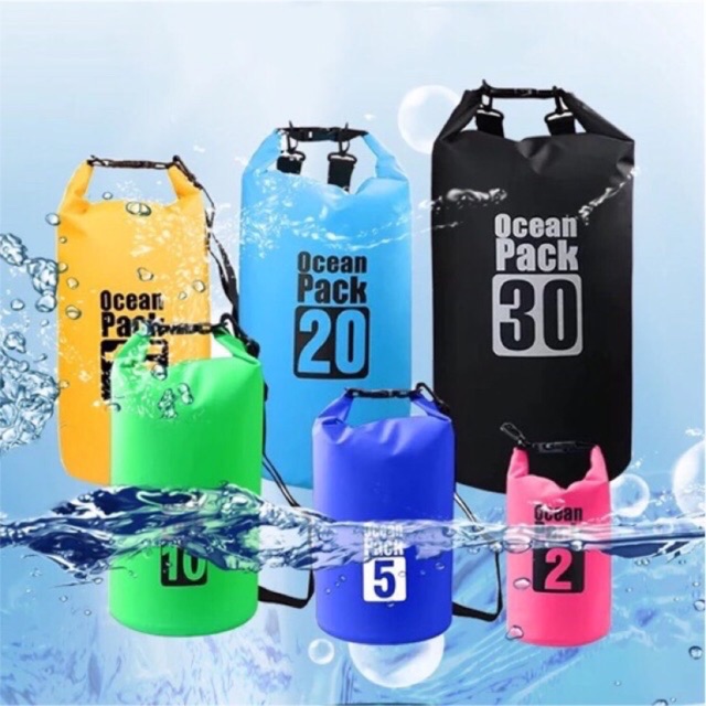 Ocean Pack Waterproof Bag Dry Bag (5L 10L 20L 30L) | Shopee Malaysia
