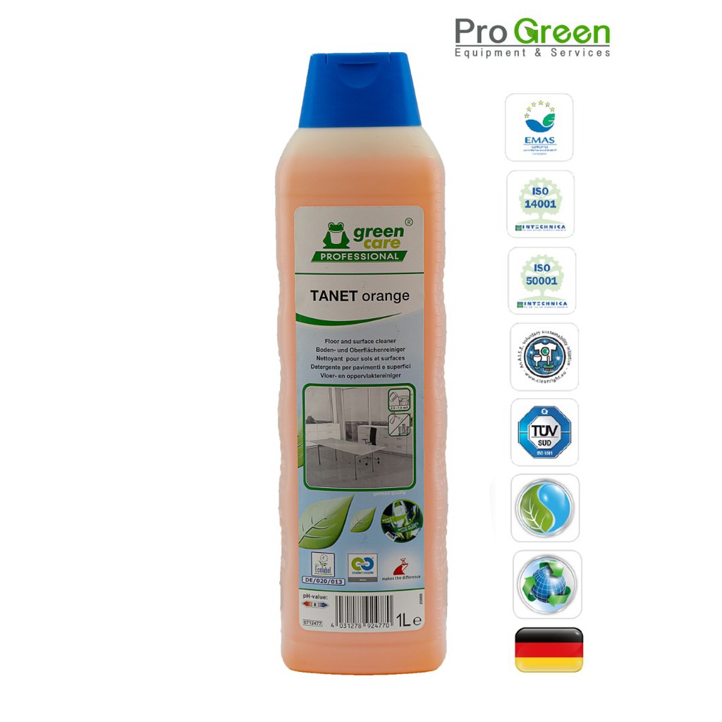 TANET orange / Floor and Surface Cleaner (green care, eco-friendly ...
