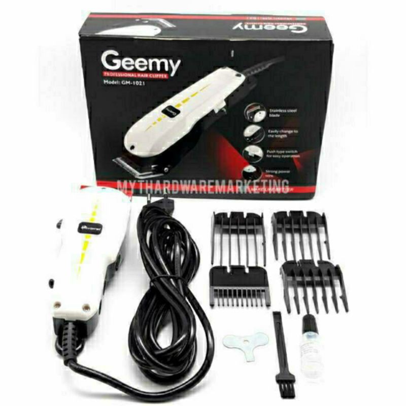 💥Stock ready 💥 GM-1021 GEEMY PROGEMEI PROFESSIONAL HAIR CLIPPER SHAVER | Shopee Malaysia