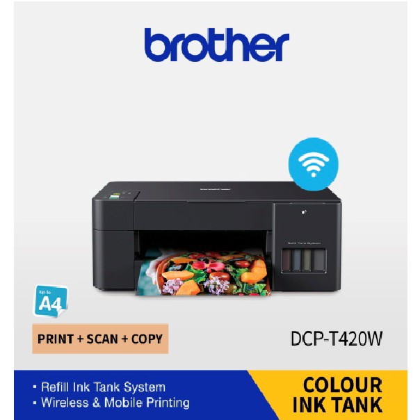Brother DCP-T220 / DCP-T420W / DCP-T520W Print, Scan, Copy, Wireless ...