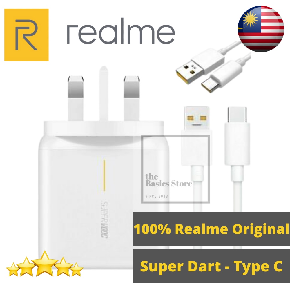 Realme Super Dart Vooc Charger Adapter 10V 5A 50W/30W/20W Micro USB ...
