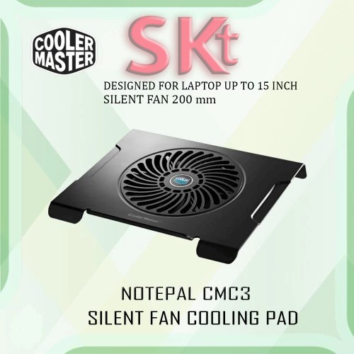COOLER MASTER NotePal CMC3 Silent 200mm Fan Laptop Cooling Pad For 11 ...