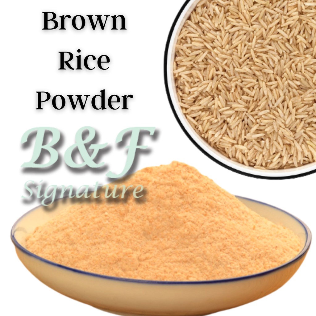 Brown Rice Powder 250g / 1KG Cooked 熟 玄糙米粉 Instant and Pure Ground ...