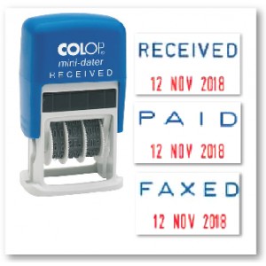 JK Stamps COLOP Self inking Date Stamp S120/S160 COP TARIKH SIAP INK | Shopee Malaysia