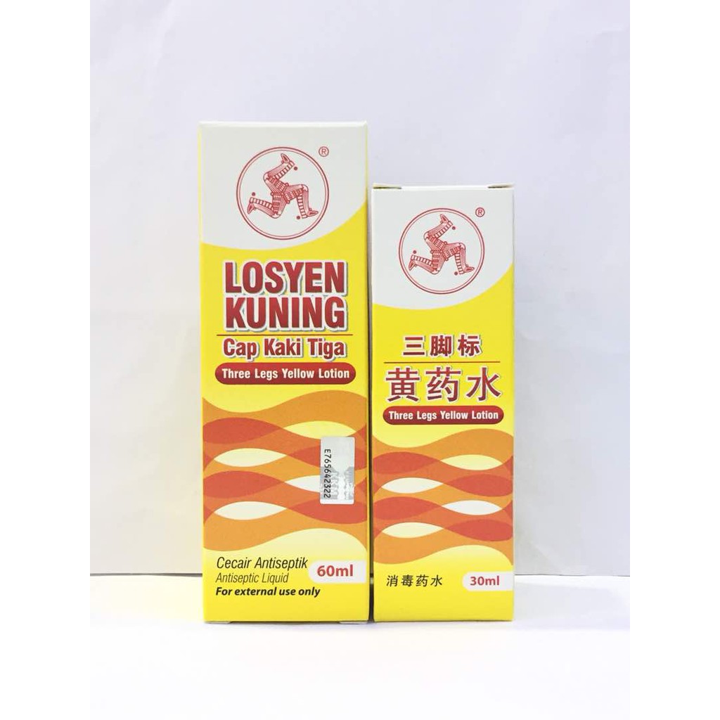 THREE LEGS LOSYEN KUNING CAP KAKI TIGA CECAIR ANTISEPTIK ANTISEPTIC ...