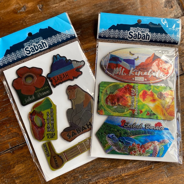 Mix Magnets Sabah Foil Magnet - Souvenir | Shopee Malaysia