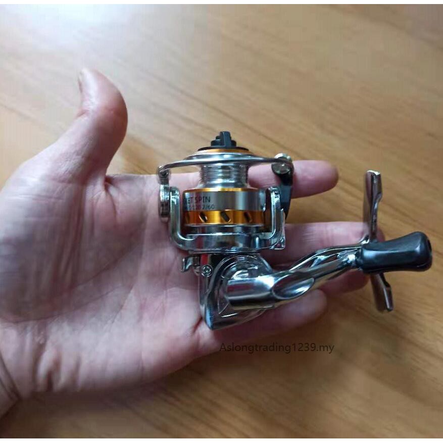 Best Full Metal Mini Fishing Reel 500 Size Spinning Reels All metal ...
