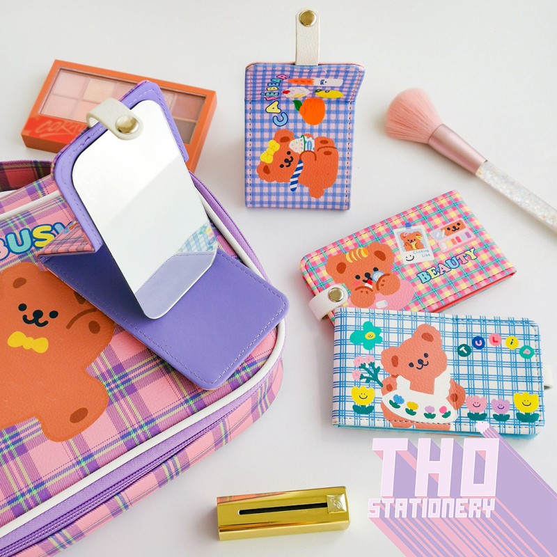 Korean Style Mini Handheld MirrorMilkjoy - Super Cute Bentoy Bear ...