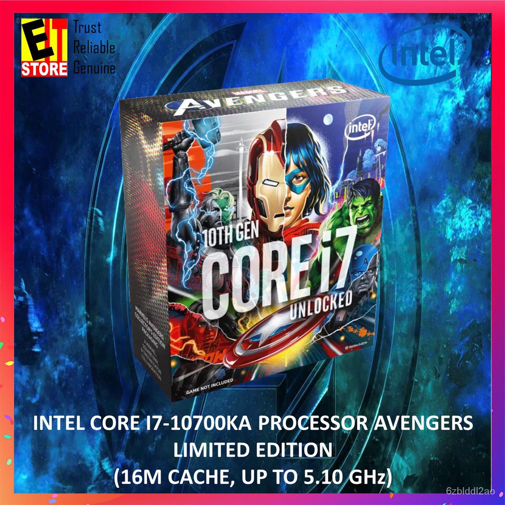 KhVo INTEL CORE I7-10700KA PROCESSOR AVENGERS LIMITED EDITION (16M ...