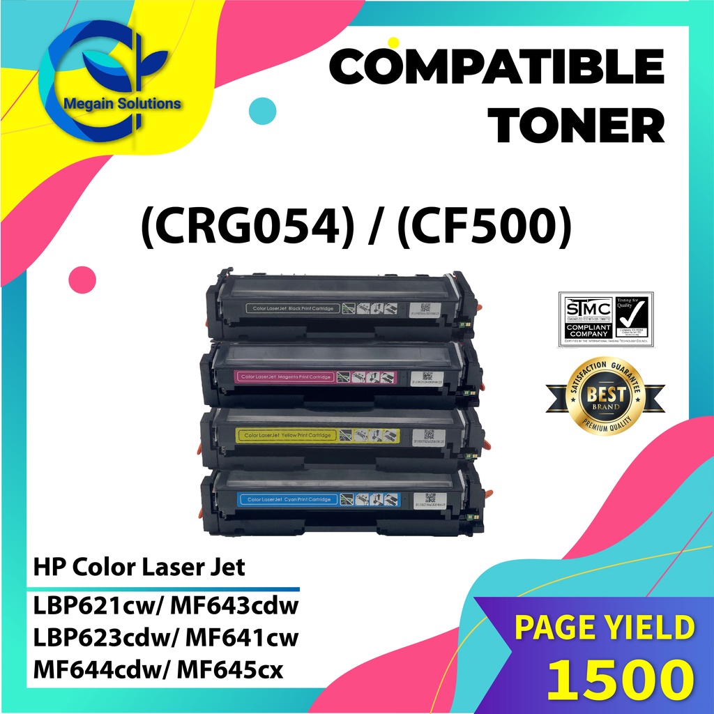 CART 054 CARTRIDGE 054 CRG054 CF500A CF501A CF502A Compatible Toner ...