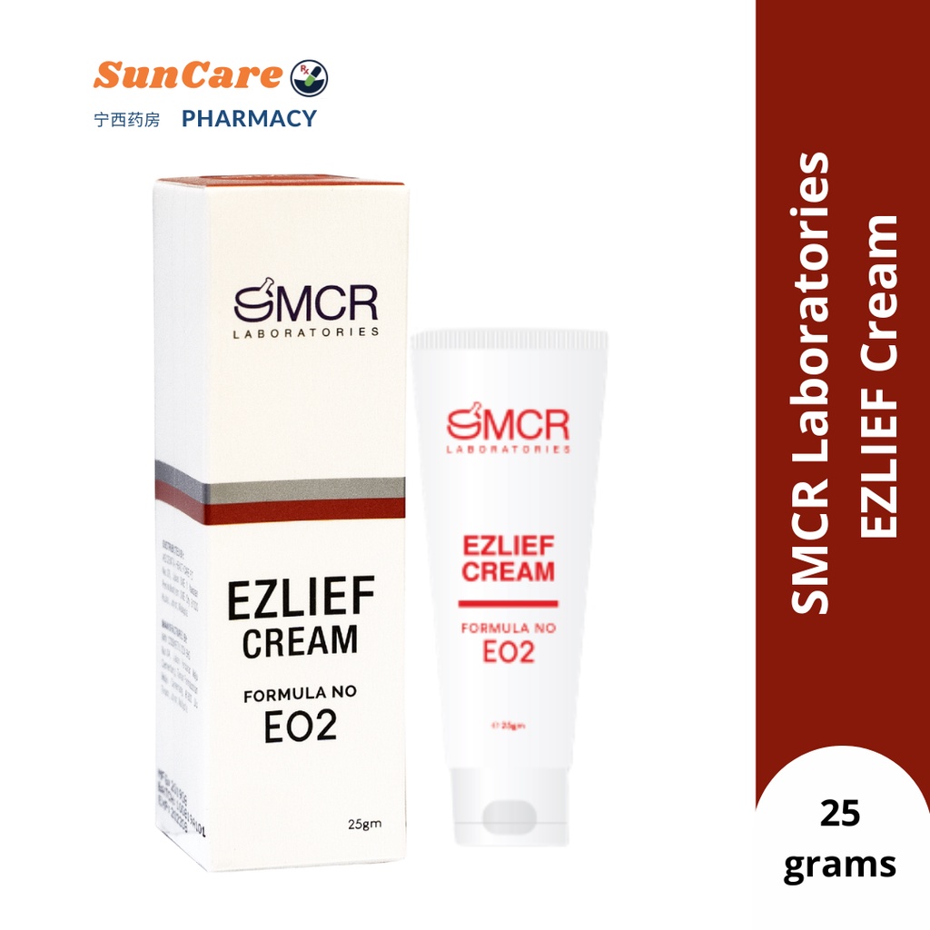 Suncare Pharmacy SMCR EZLIEF Cream - 25gm (EXP 04/2026) | Shopee Malaysia