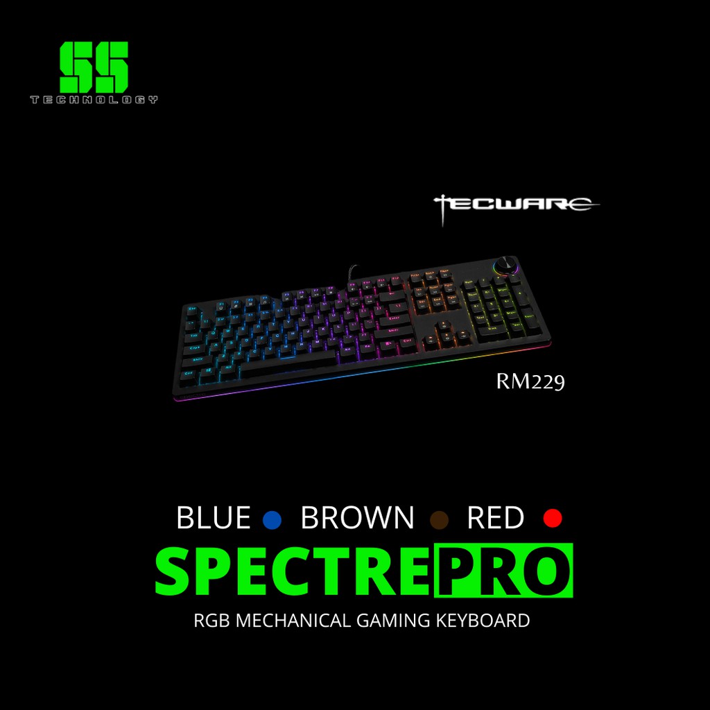 TECWARE SPECTRE PRO RGB Outemu Mechanical Keyboard | Shopee Malaysia