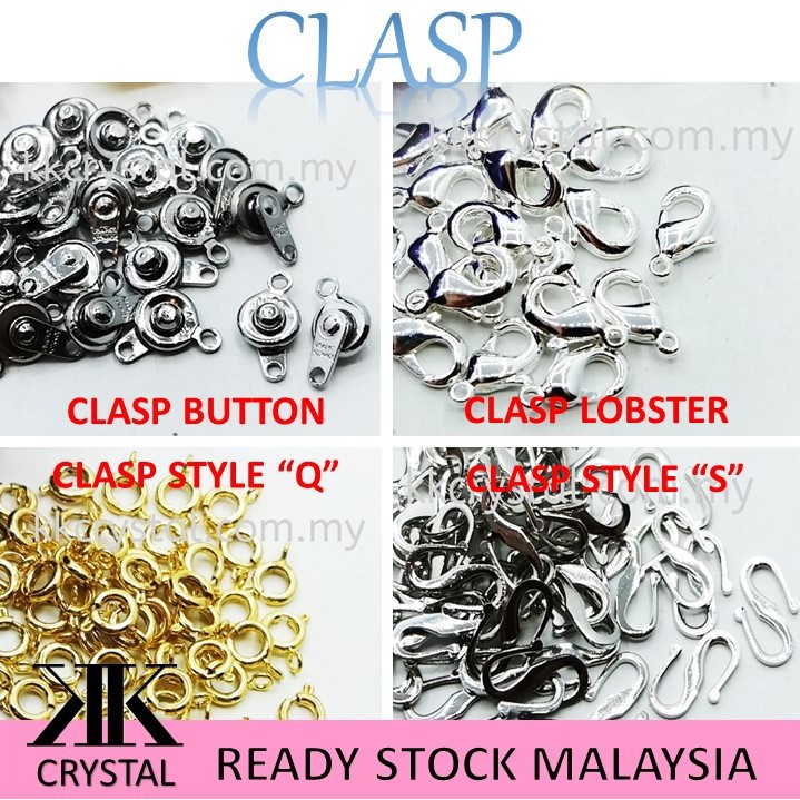 💥READY STOCK💥CLASP (PLATED / SILVER PLATING / GOLD PLATING ) | Shopee ...