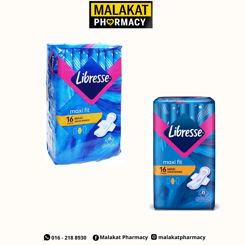 Libresse Maxi Fit Wings 16's 24cm | Shopee Malaysia