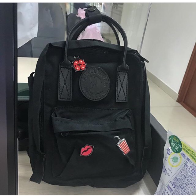 Kanken No.2 Mini Backpack Full Black (auth) | Shopee Malaysia