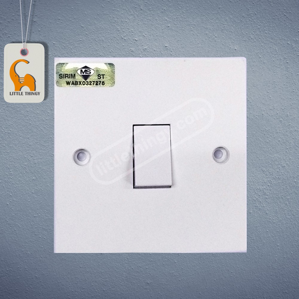 UMS 1 Gang 1 Way Flush Switch 10A (SIRIM Approved) UMS 201 LittleThingy ...