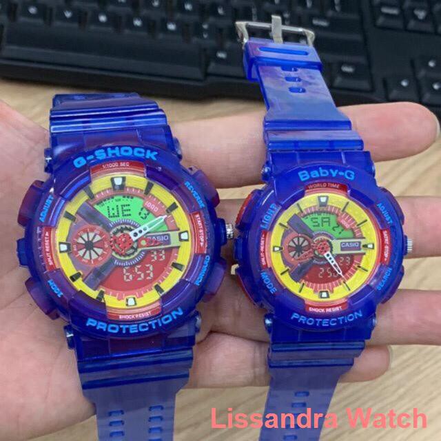 Men's Watches ♣ G SHOCK GA110 COUPLE SET DIGITAL ANALOG WATCH | Shopee ...