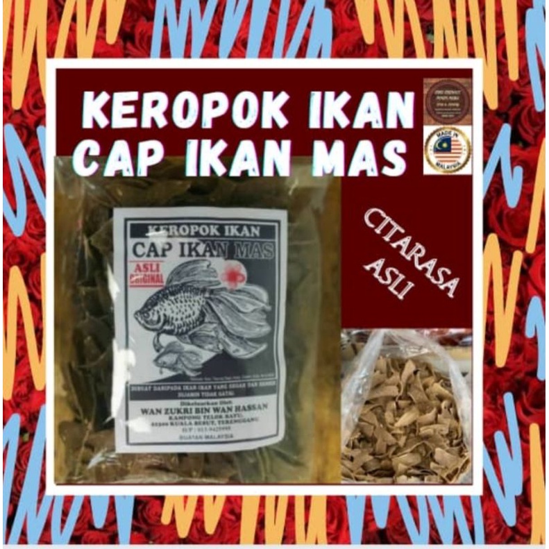 💯🇲🇾KEROPOK IKAN CAP IKAN MAS (250 G,500 G 1 KG) | Shopee Malaysia