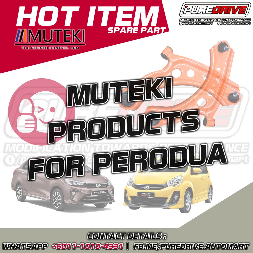 MUTEKI LOWER ARM PERODUA (1 PAIR) | Shopee Malaysia