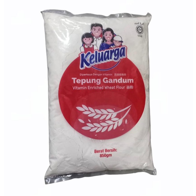 Tepung Gandum Cap Keluarga 850g | Shopee Malaysia