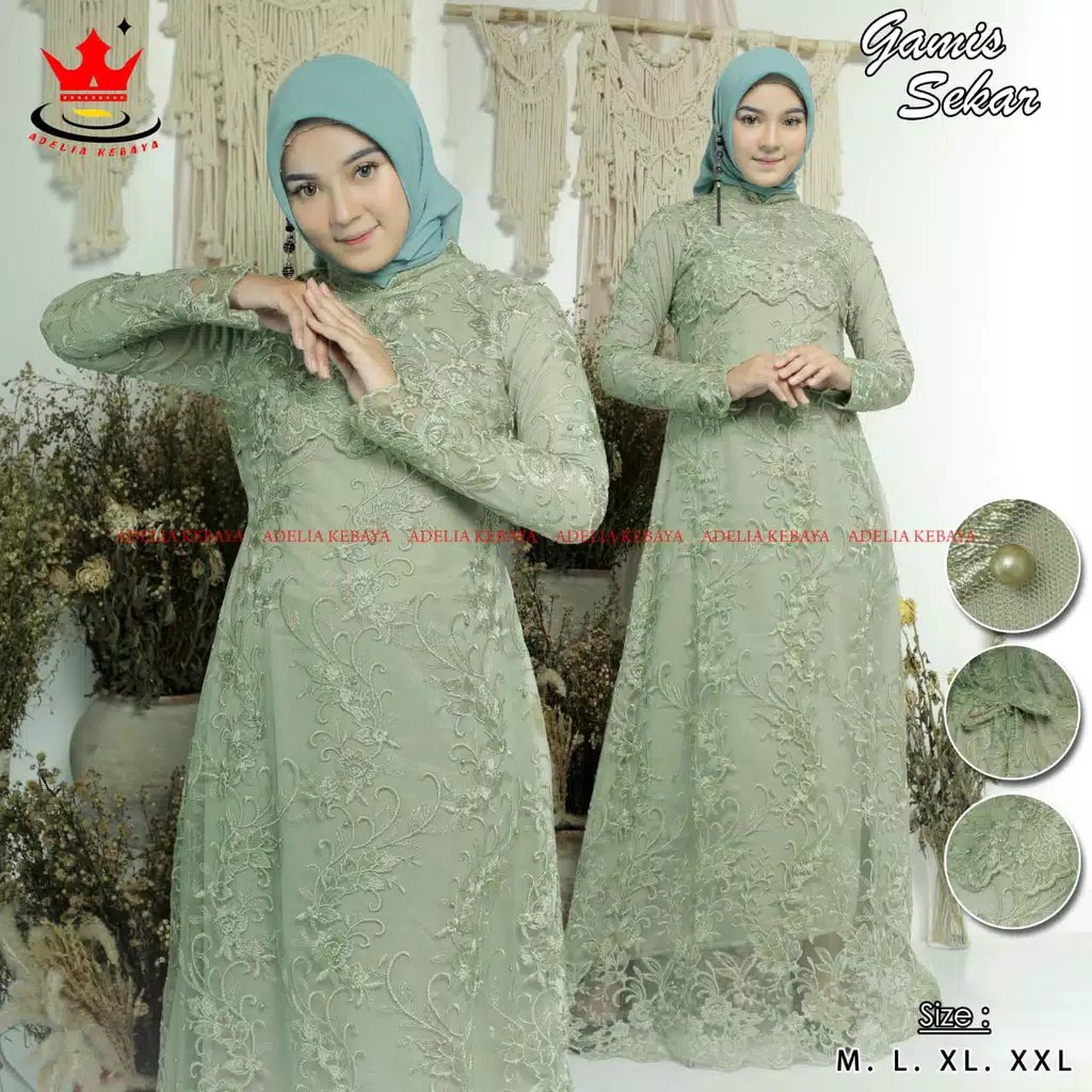 Gamis Tille Dress Party Invitation Weding Gown/Gamis Modern Bridesmaid ...