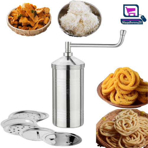 Murukku Maker Stainless Steel Muruku Maker Sev Sancha Noodle Extruder ...
