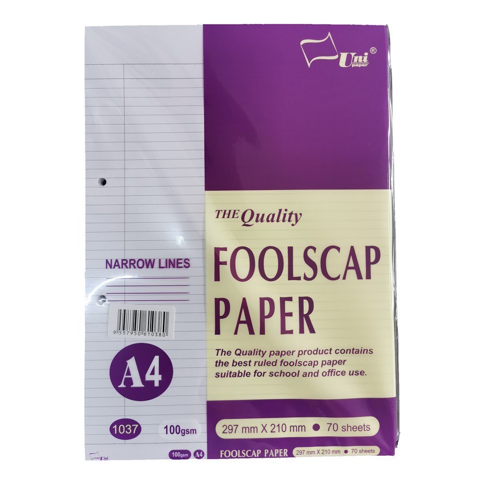 Uni 70gsm/80gsm/100gsm Foolscap Paper / Exam Sheet / Kertas Kajang ...