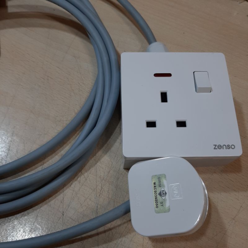 (3800W Max) SIRIM Heavy Duty extension cable 1Gang 2Gang 3Gang 4Gang ...