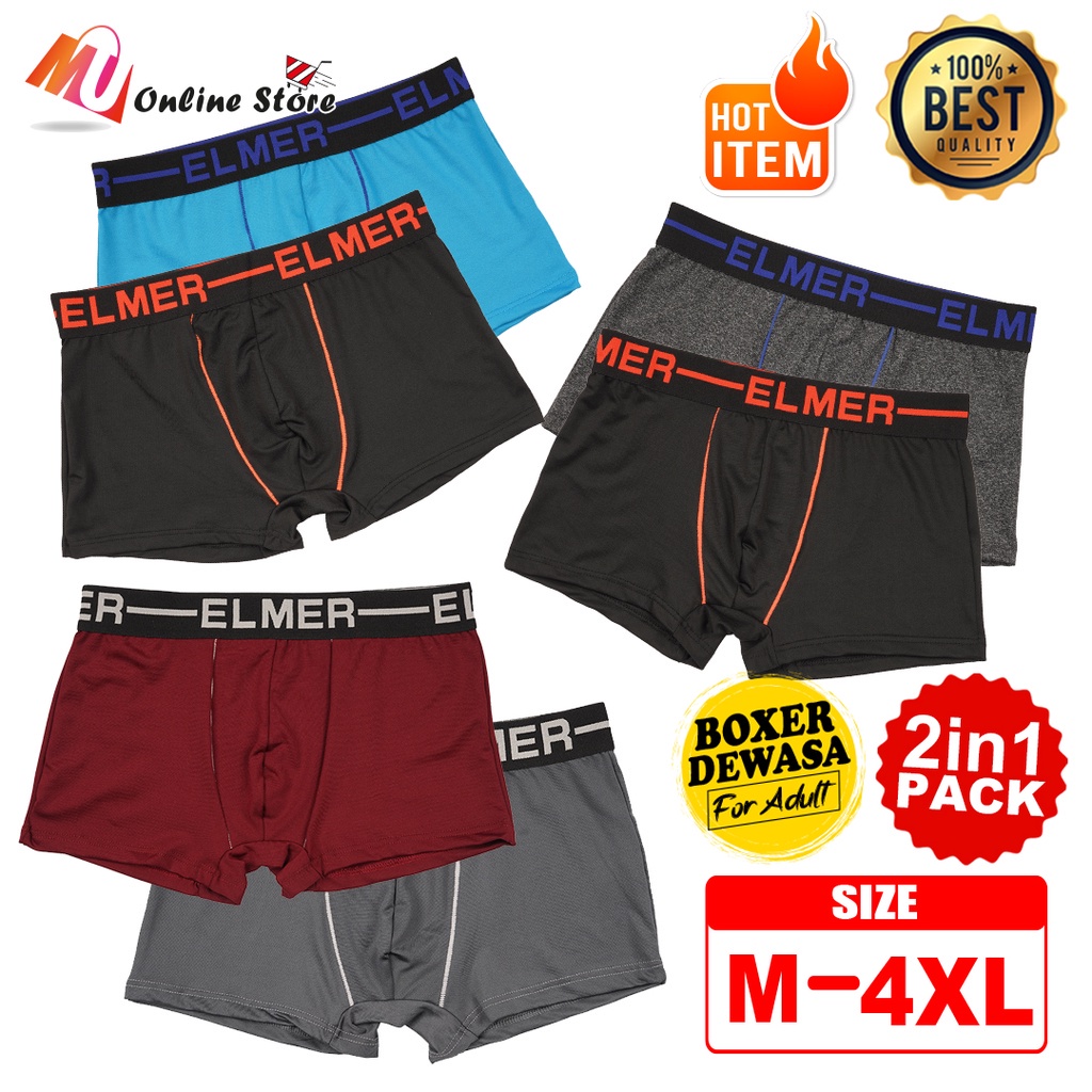 MU SET BOXER LELAKI DEWASA/ MEN BOXER/ SELUAR DALAM LELAKI DEWASA 4401 ...