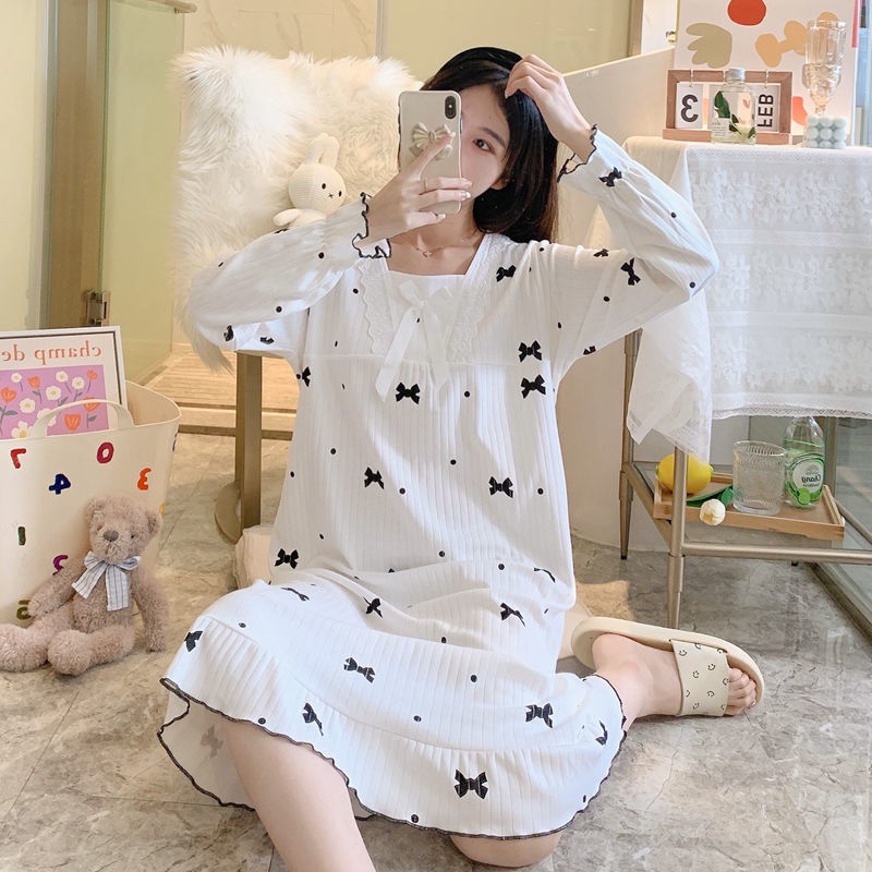 Piyama Wanita Korea Rumah Bintang sama Temptation Pajamas Musim Luruh ...