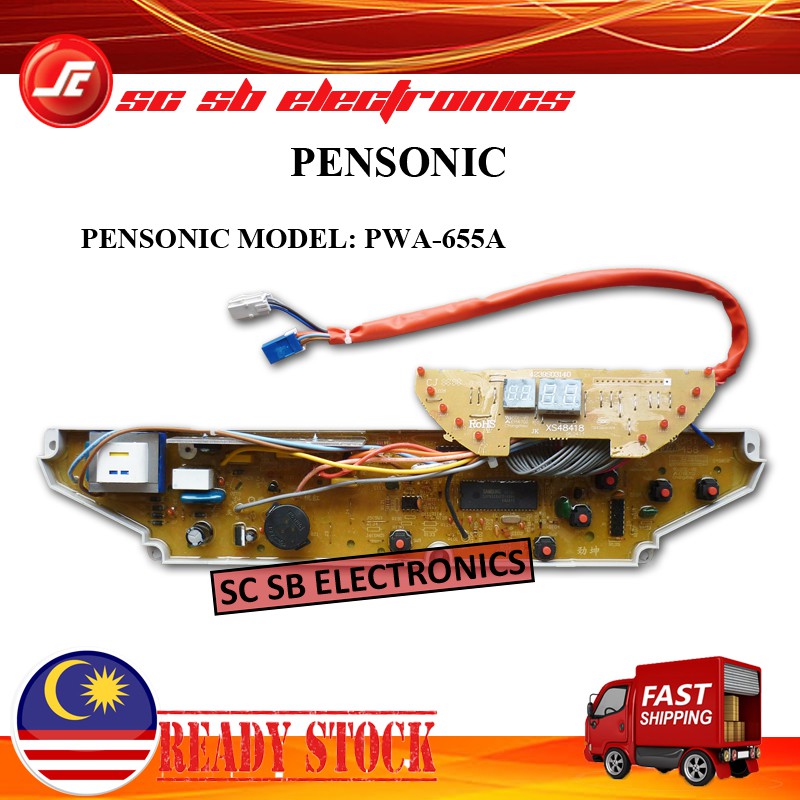 PWA-655A PENSONIC WASHING MACHINE PCB BOARD BOARD MESIN BASUH PCB MESIN ...