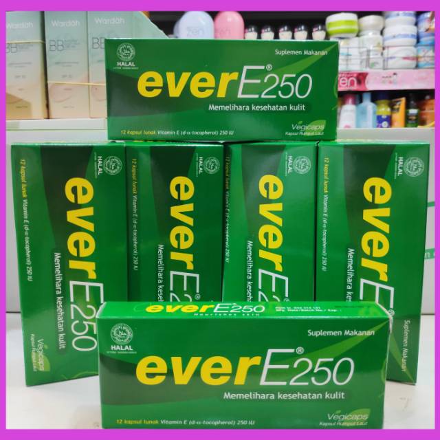 Ever E250 Strip 12 & 6 soft capsule | Shopee Malaysia