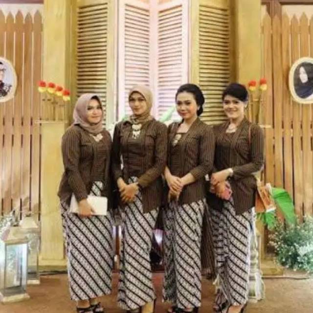 Women's Lurik kebaya / Lurik Suhuru kebaya / adult Lurik kebaya ...