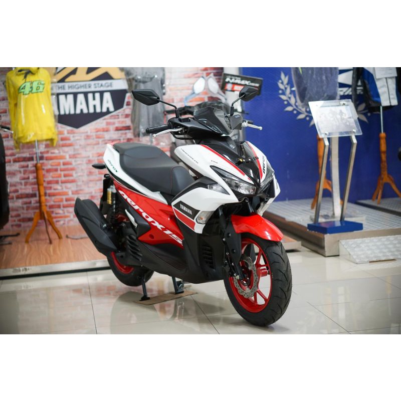 Coverset NVX155 NVX 155 Aerox Type R Putih Merah 2020 💯% Original ...
