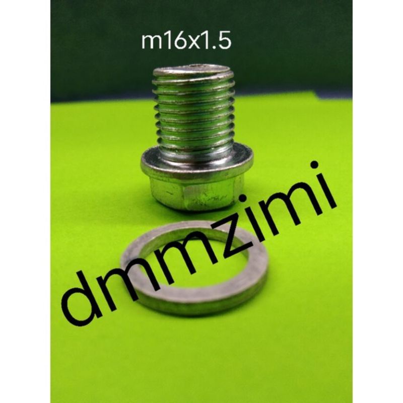 oil drain plug engine repair/skru minyak hitam/bolt drain/oil nut ...