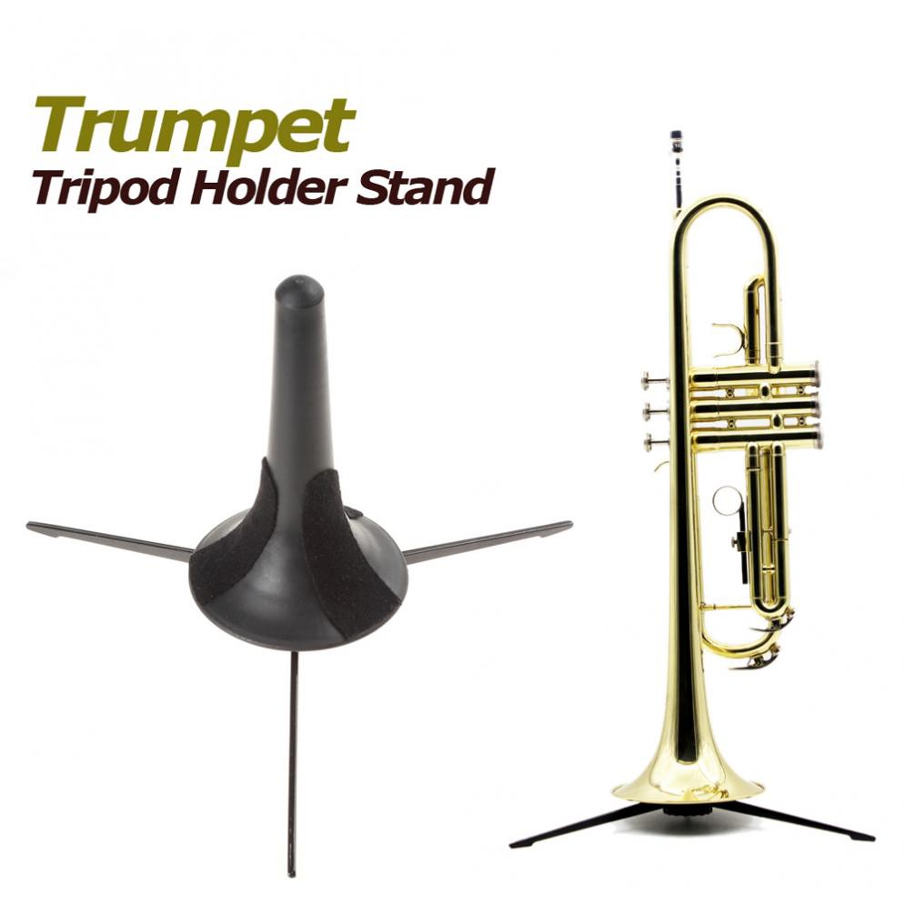 Portable Trumpet Tripod Holder Stand with Detachable & Foldable Metal ...