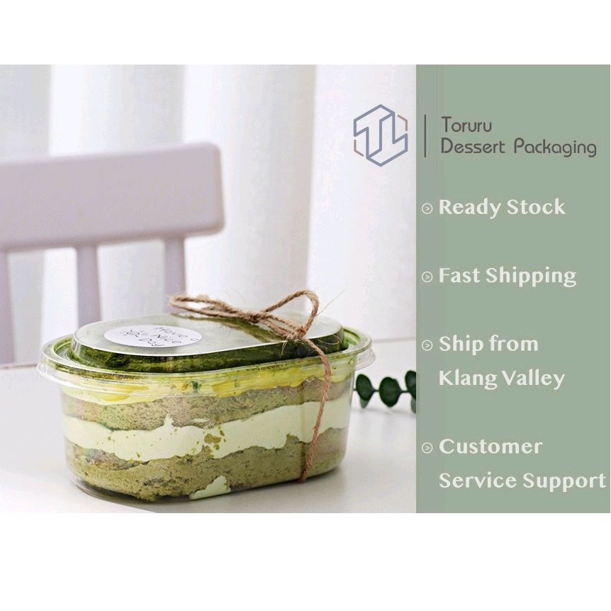 [50PCS] 500ml Tiramisu Box Yogurt Bowl Dessert Bowl Mousse Box Food ...