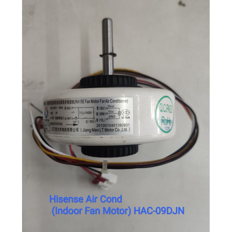 Hisense Air Cond (Indoor Fan Motor) HAC-09DJN | Shopee Malaysia