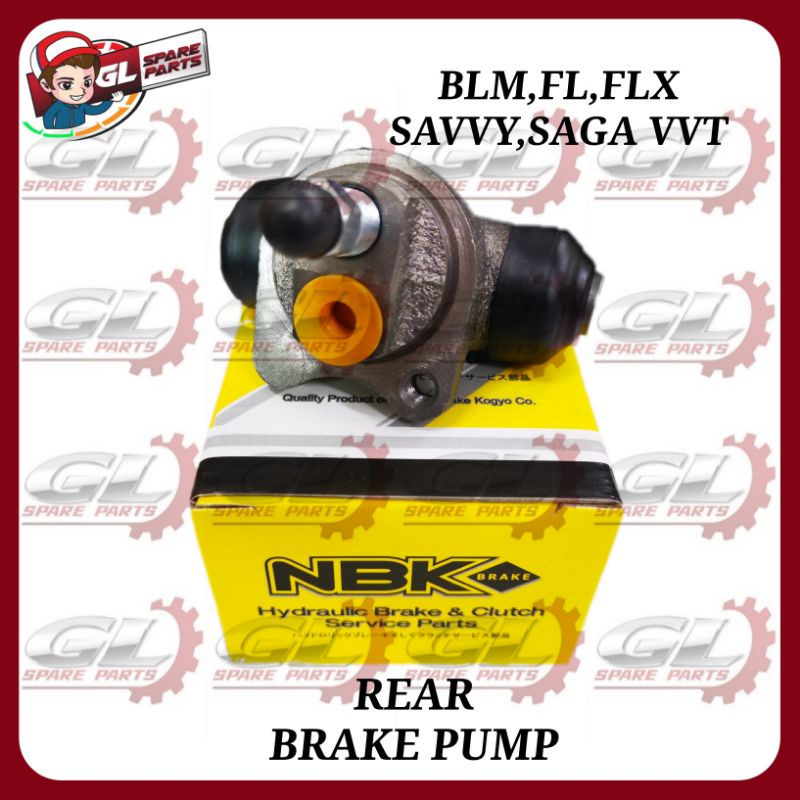 PROTON BLM FL FLX SAVVY SAGA VVT 2016-2018 REAR BRAKE PUMP - REAR WHEEL CYLINDER | Shopee Malaysia