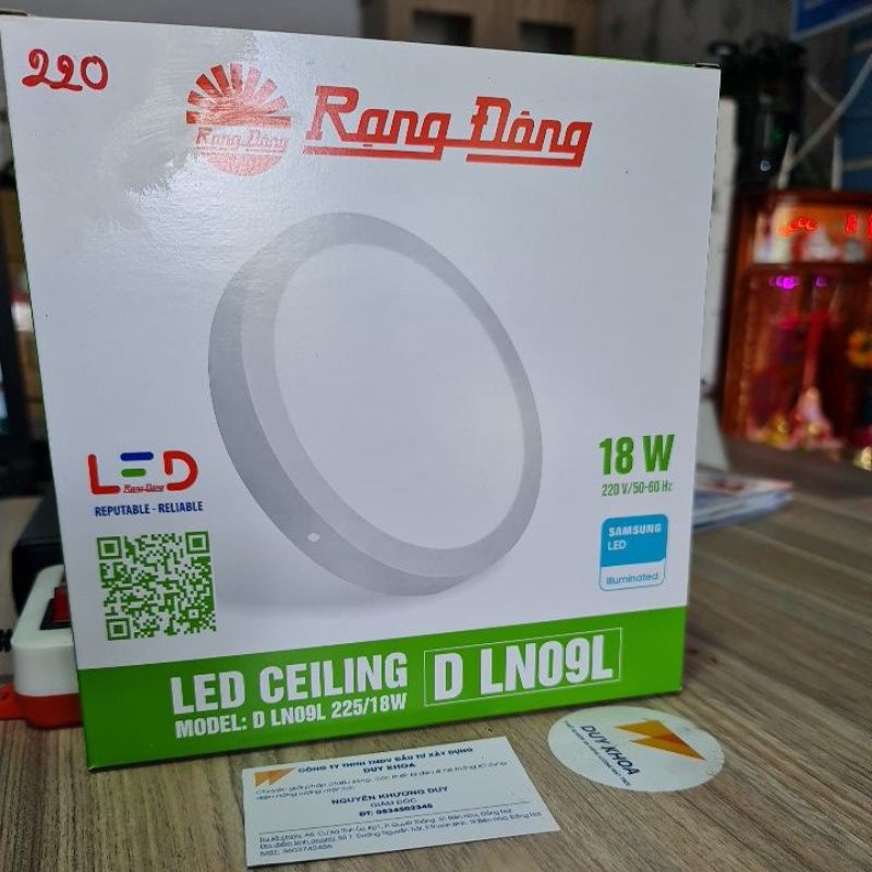 Rang Dong Led Ceiling Light Round 225 / 18W | Shopee Malaysia