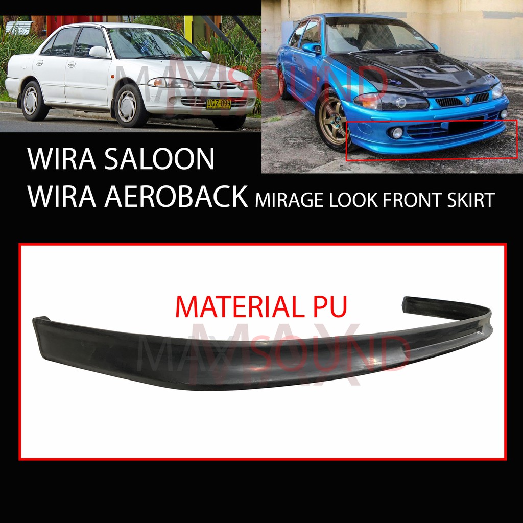 PROTON WIRA SALOON SEDAN WIRA AEROBACK SATRIA PUTRA MIRAGE LOOK FRONT ...
