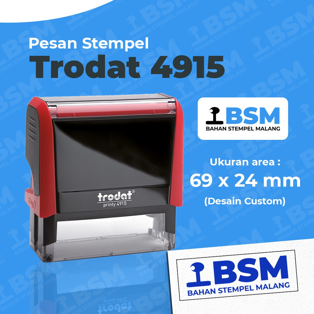Order Trodat 4915 Color Stamp - Size 69 x 24 mm | Shopee Malaysia