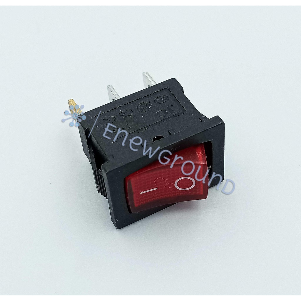 Rocker switch with light (KCD1-1, 3 pins) | Shopee Malaysia