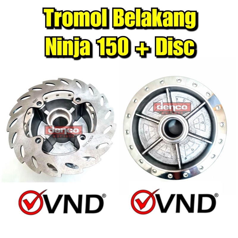 Vnd Ninja r drum + Ninja 150 r disc Ninja 150r ninja150r rear drum drum drum | Shopee Malaysia