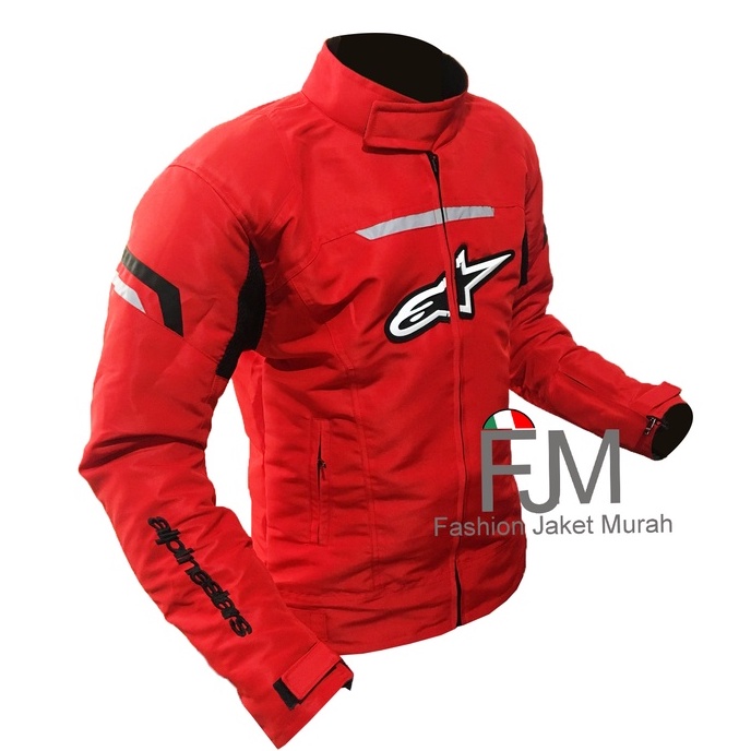 MERAH Astar Red Men's Jacket with Shoulder and Back Protector | Shopee ...