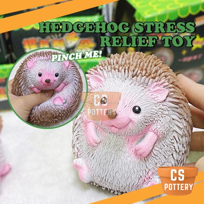 Hedgehog Stress Relief Squishy Toy Children Funny Fidget Pinch Toys ...