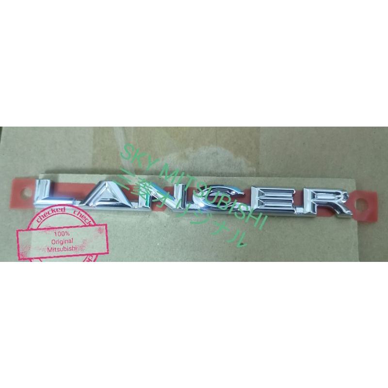 Lancer emblem logo belakang - Mitsubishi lancer/evolution 10/proton ...