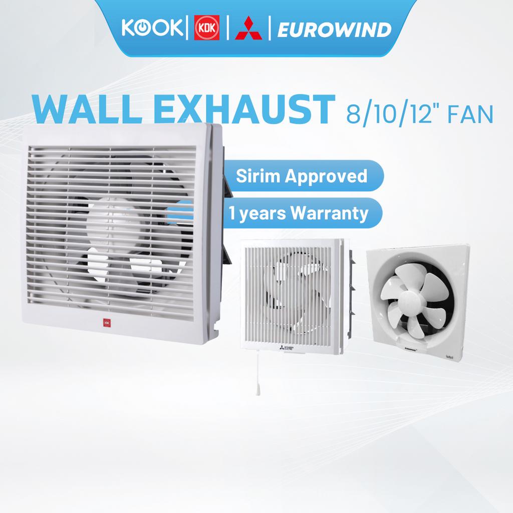 KDK/EUROWIND/MITSUBISHI (8"/20cm) / (10"/25cm) / (12"/30cm)Wall Mount ...